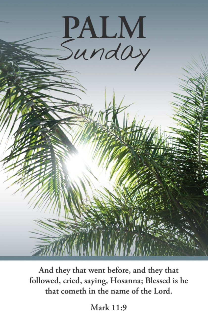 Palm Sunday Bulletin: Saying Hosanna (Package of 100) | Lifeway