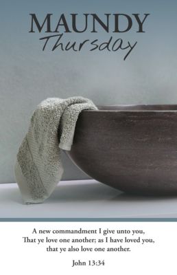 Maundy Thursday Bulletin: Love One Another (Package of 100) | Lifeway