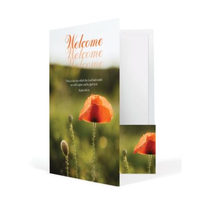 Welcome Folder: We Are Glad You Are Here - Summer (Package of 12) | Lifeway