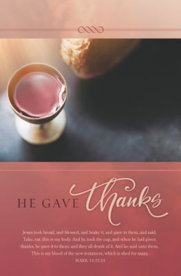 Communion Church Bulletins | Church Bulletins | Lifeway
