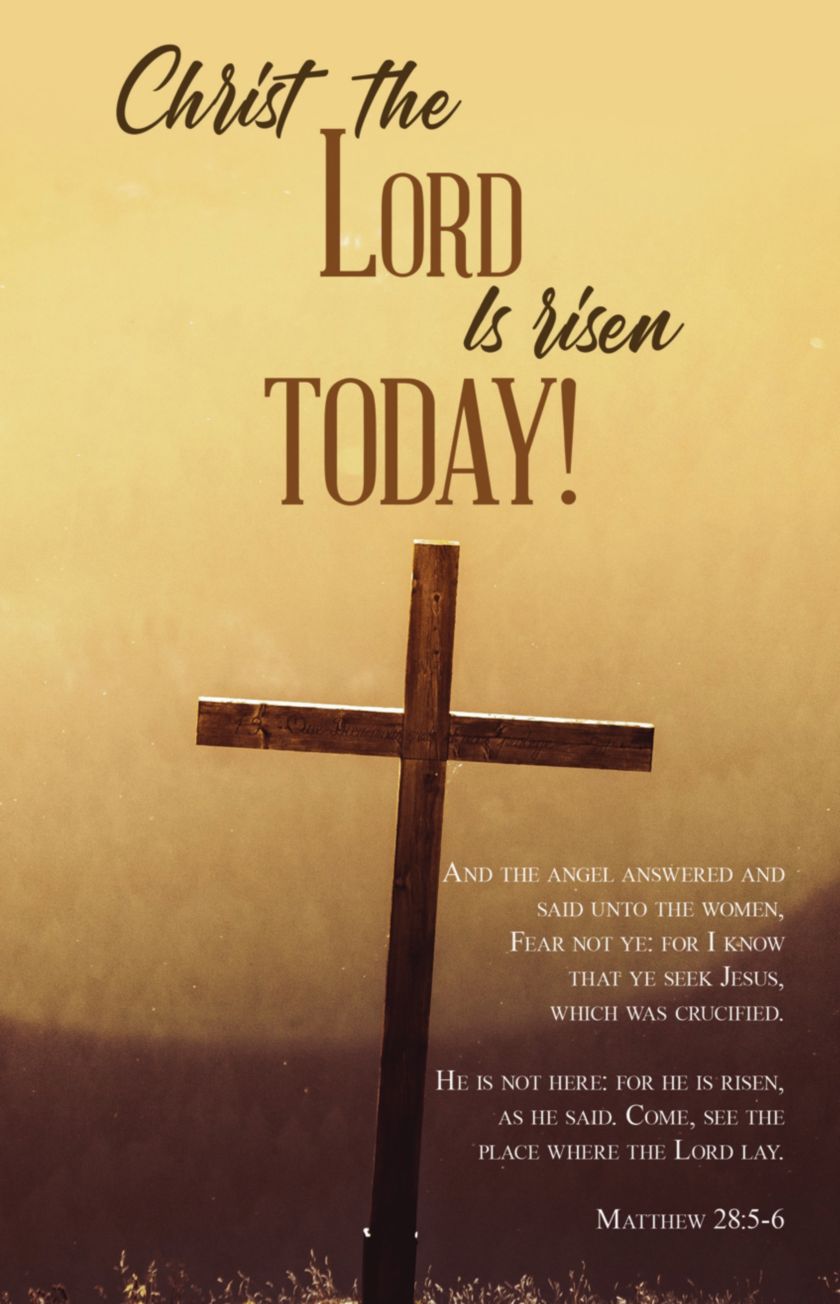 Easter Bulletin: Christ the Lord is Risen Today! (Package of 100) | Lifeway