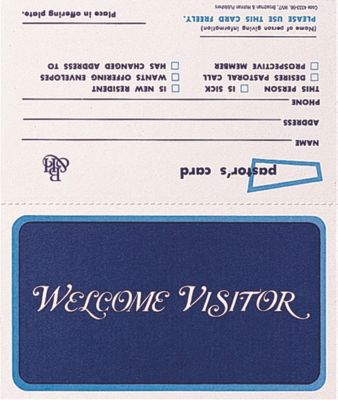 Visitor Card - Folded (Package of 100) | Lifeway