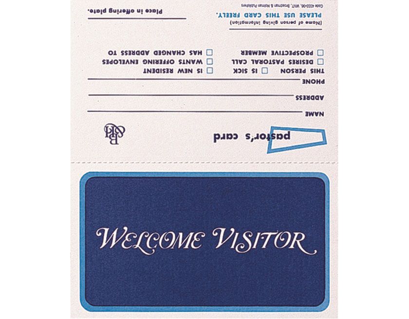 Visitor Card - Folded (Package of 100) | Lifeway