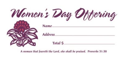 Offering Envelope: Women's Day Offering (Package of 100) | Lifeway