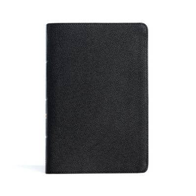 CSB Giant Print Reference Bible, Black Genuine Leather, Indexed | Lifeway