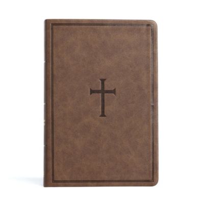 CSB Giant Print Reference Bible, Brown LeatherTouch | Lifeway