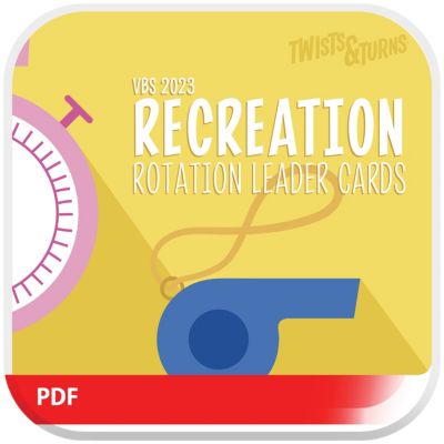 VBS 2023 Recreation Rotation Leader Cards Digital - Lifeway