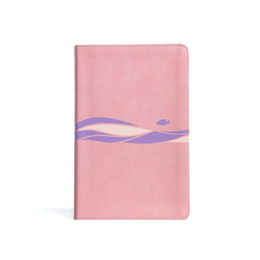CSB Easy-for-Me Bible for Early Readers, Coral Pink LeatherTouch | Lifeway