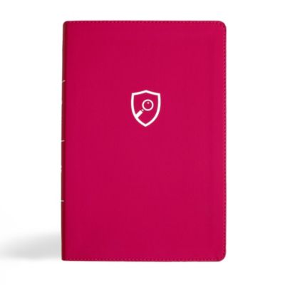 CSB Defend Your Faith Bible, Pink LeatherTouch | Lifeway