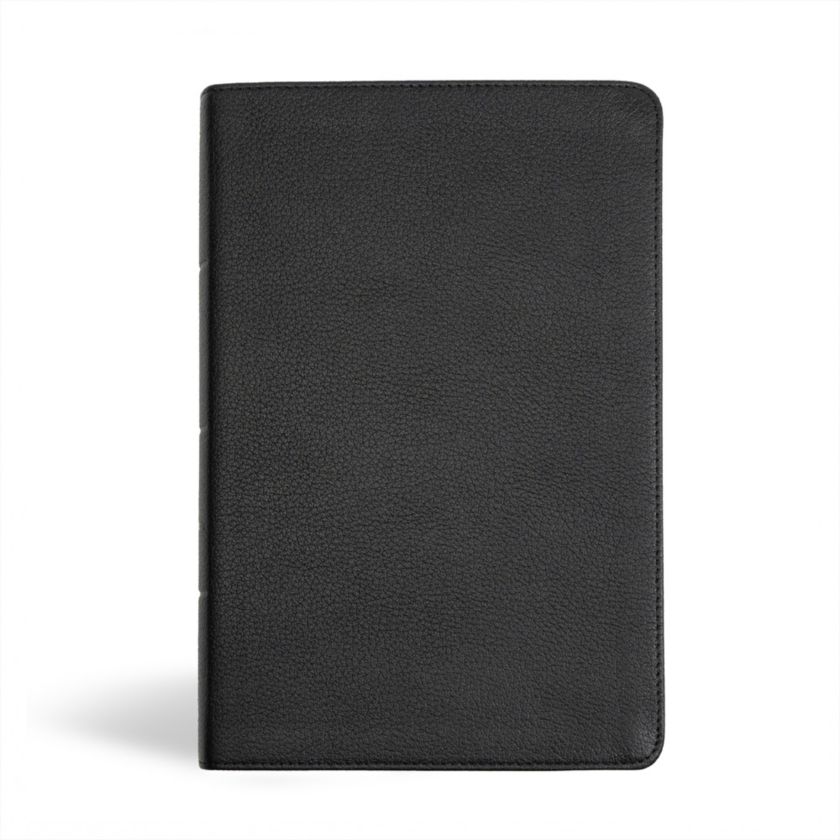 KJV Personal Size Giant Print Bible, Black Genuine Leather, Indexed ...