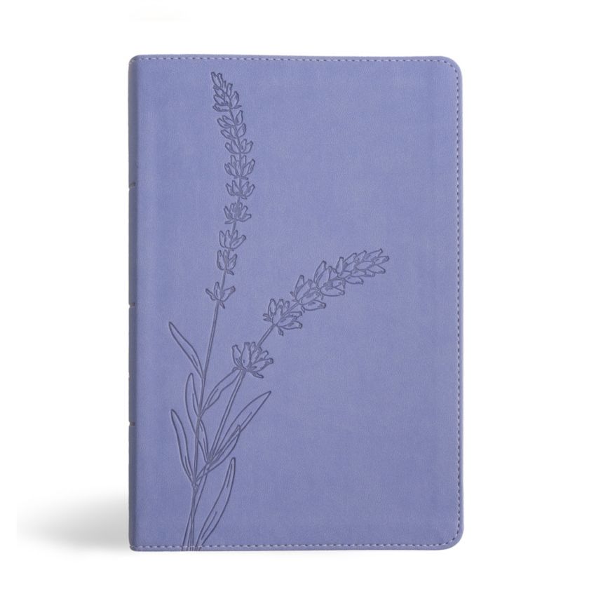 KJV Personal Size Giant Print Bible, Lavender LeatherTouch | Lifeway