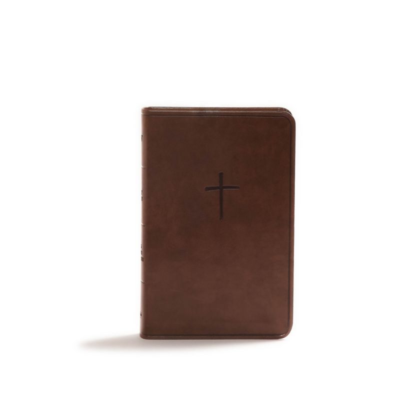 CSB Compact Bible, Value Edition, Brown LeatherTouch | Lifeway