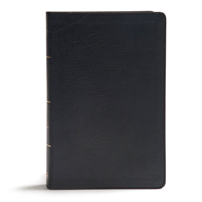 KJV Giant Print Reference Bible, Black LeatherTouch | Lifeway