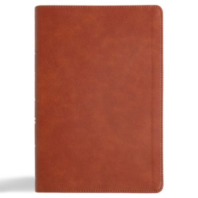 CSB Giant Print Reference Bible, Digital Study Edition, Burnt Sienna ...