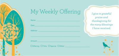 Envelope: My Weekly Offering (Box of 52) | Lifeway
