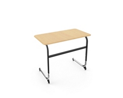 Intellect Wave ADA Adjustable Height Cantilever Hard Top Desk