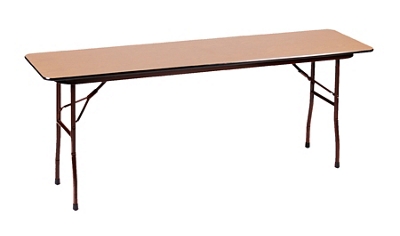 Fixed Height Folding Table 18" Wide x 72" Long by Correll | NBF.com