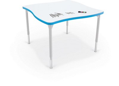 Creator Square ADA Desk w/ Dry Erase Top 40”W x 40”D by MooreCo | NBF.com