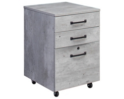Urban Three Drawer Mobile File Pedestal - 18"W x 20"D