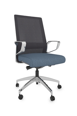 Freeride Mesh Conference Chair with Aluminum Loop Arm by Wyatt Seating ...