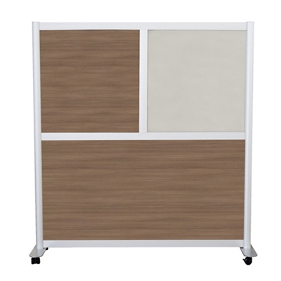 Framewall Mobile Divider Wall - 4'W x 4'H by Loftwall | NBF.com