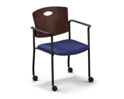 Strata Standard Chair with Arms and Casters
