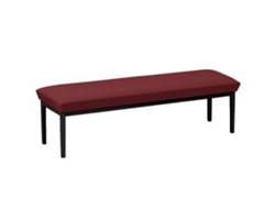 Mason Street Steel 3 Seat Bench In Standard Upholstery