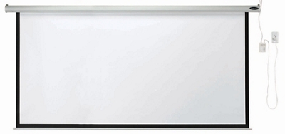 Vision Projection Screen, Motorized- 84"x84" by Aarco | NBF.com