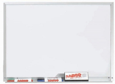 Multipurpose Porcelain Board, Steel Frame - 18"x24" by Aarco | NBF.com