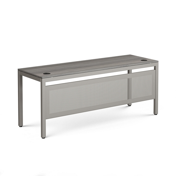 At Work Writing Desk with Modesty Panel - 72"W x 24"D