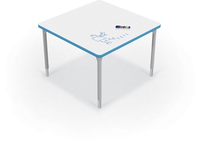 CogNitiv Square Activity Table w/ Whiteboard Top - 36”W by MooreCo ...