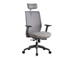 Sleek Mesh Back Office Chair with Headrest