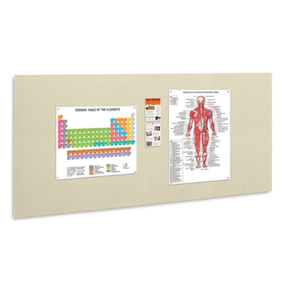 96"W x 48"H Fabric Wrapped Tack Board by MooreCo | NBF.com