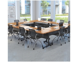 Square Mobile Nesting Table Set