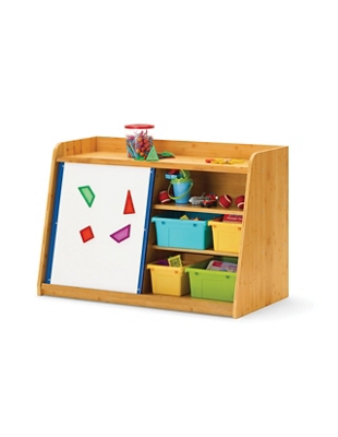 Bamboo Write Store Shelf w/ Board and Tubs by Copernicus Educational ...