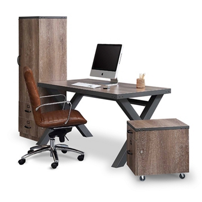 Rivet Office Desk Set by NBF Signature Series | NBF.com