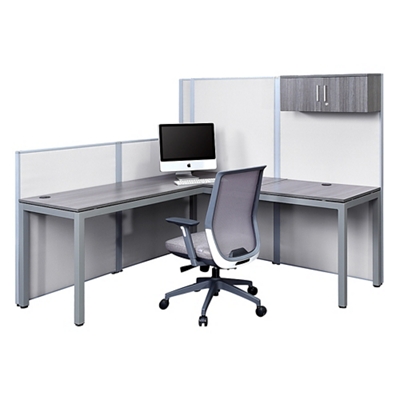 At Work Panel L-Shaped Desk Set by NBF Signature Series | NBF.com