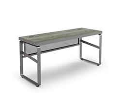 Rivet 65" Credenza Desk – 65"Wx24"D