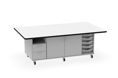 Nucleus Workstation - 84"Wx48"Dx30"H by WB Manufacturing | NBF.com