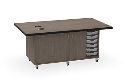 Nucleus Workstation - 84"Wx48"Dx36"H by WB Manufacturing | NBF.com