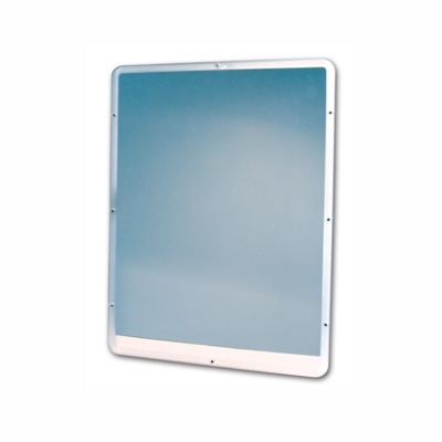 Shatter and Graffiti Resistant Acrylic Mirror - 11"W x 15"H by Cortech ...