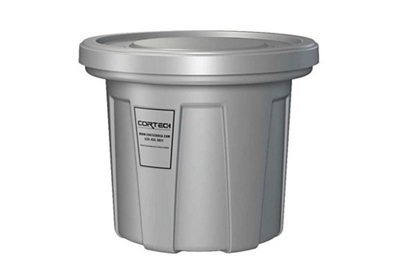 Fire Retardant Heavy Duty Waste Receptacle with floor glides- 20 Gallon ...