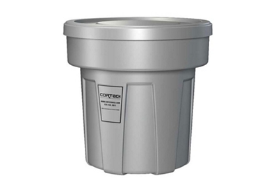 Fire Retardant Heavy Duty Waste Receptacle with floor glides- 25 Gallon ...