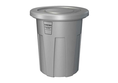 Fire Retardant Heavy Duty Waste Receptacle with floor glides- 35 Gallon ...