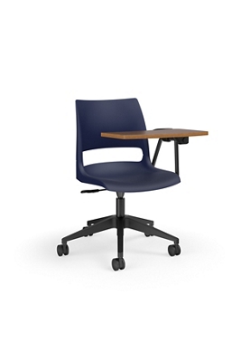 Doni Armchair w/ Left-Hand Tablet Desk by KI Furniture | NBF.com