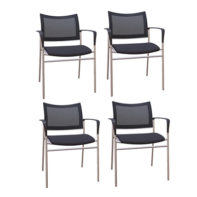Extra Mesh Back Guest Chair - 4 Pack by Wyatt Seating | NBF.com