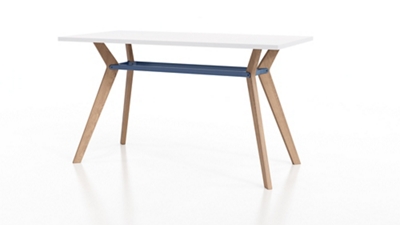 Rang Standing Height Collaborative Wood Table - 36"Wx72"Dx42"H by KFI ...