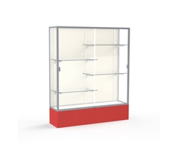 60" Wide Spirit Display Case with Fabric Back