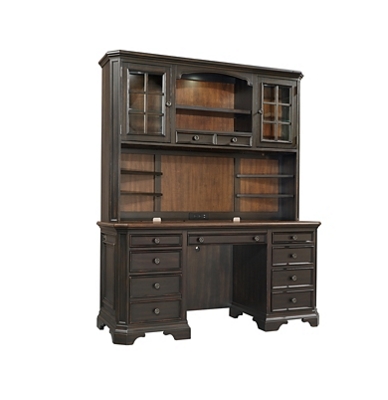 Alston Credenza w/ Hutch - 67"Wx76"H by Emery Park | NBF.com