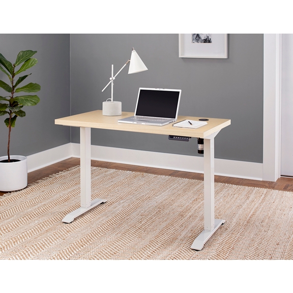 Rise Powered Height Adjustable Standing Desk 47 W x 24 D